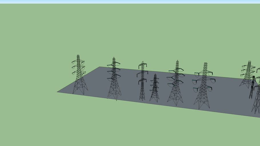 UK PYLON SET | 3D Warehouse