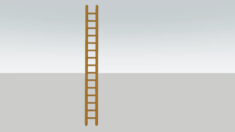 Wooden Ladder | 3D Warehouse