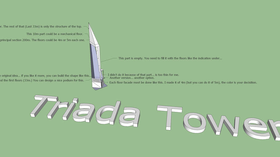 Torre Triada (Triada Tower) | 3D Warehouse