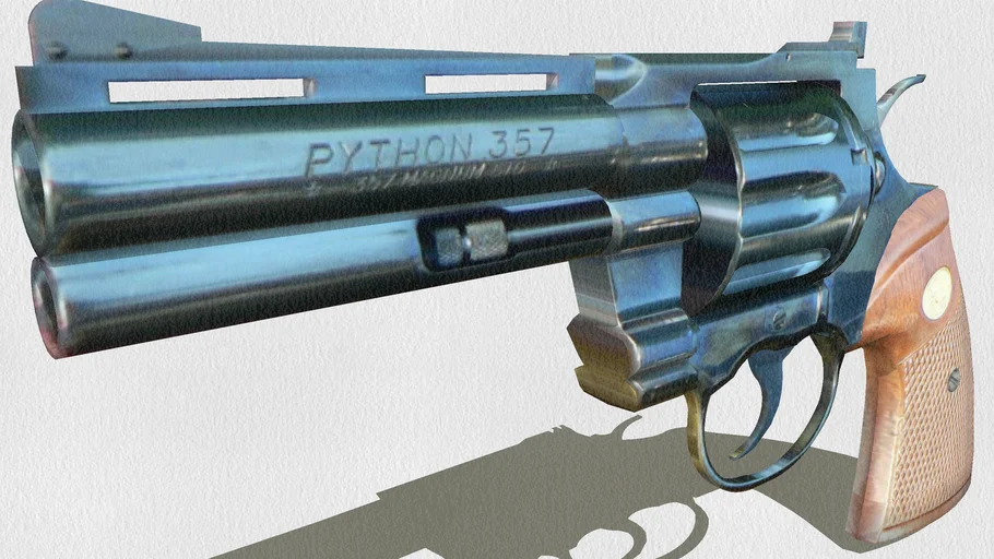 PHTHON 357 revolver | 3D Warehouse