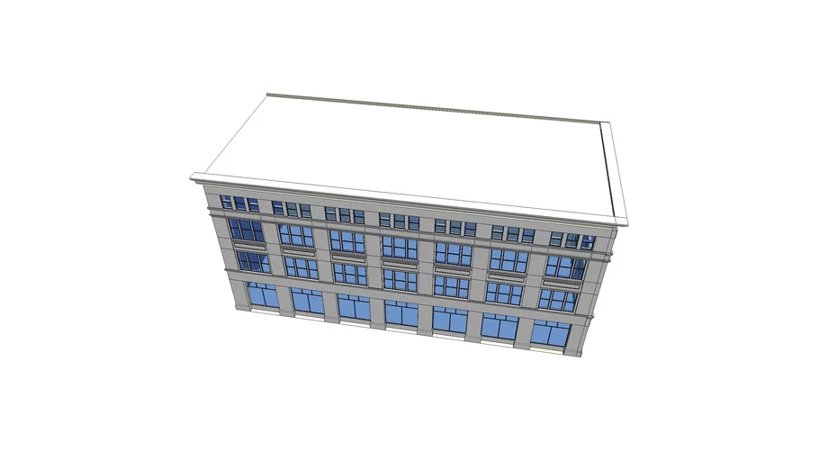 Denver 14th Street Classic Building | 3D Warehouse