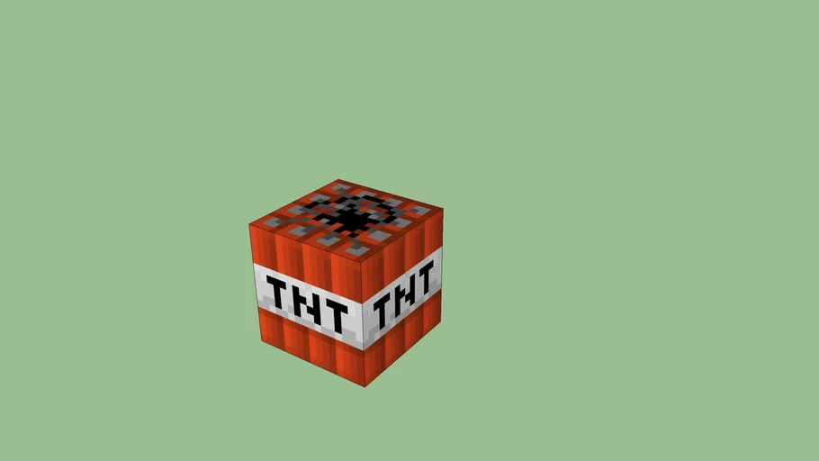 TnT Minecraft Block | 3D Warehouse