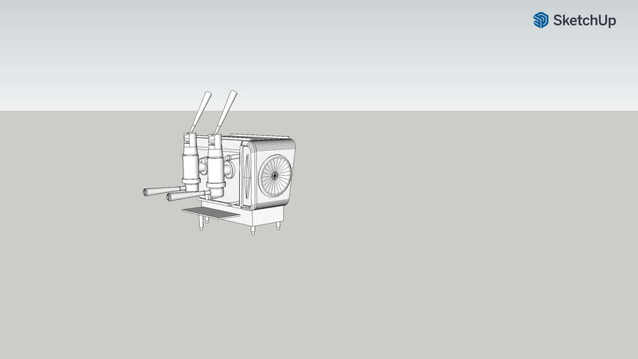Antique Espresso Machine | 3D Warehouse