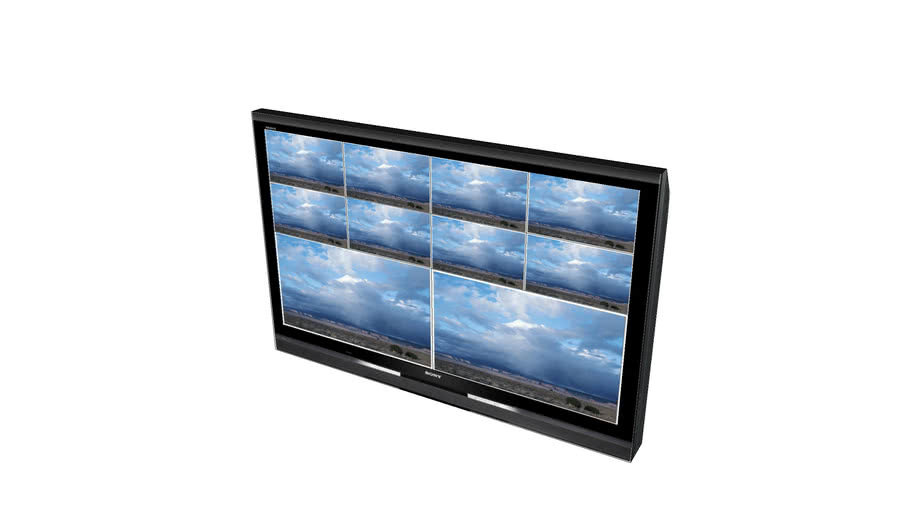 LCD TV with Multiviewer | 3D Warehouse