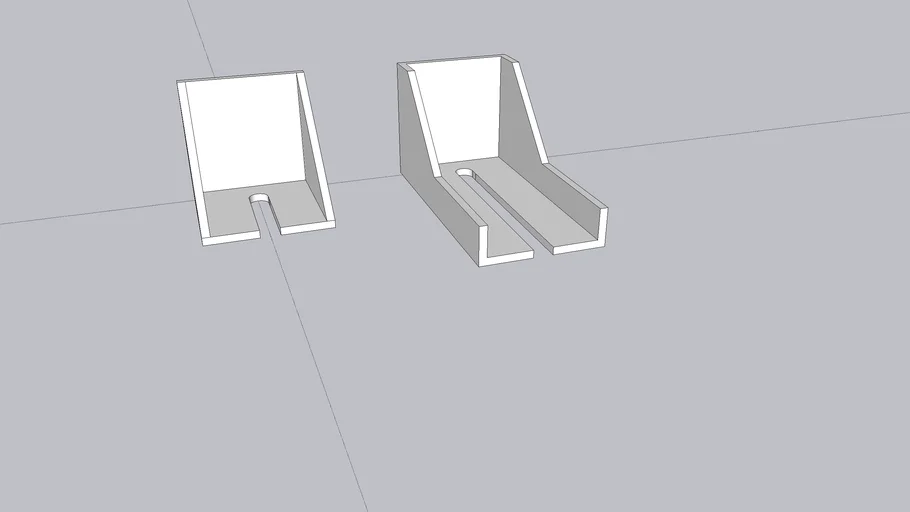 Table Right Angle Fixtures | 3D Warehouse