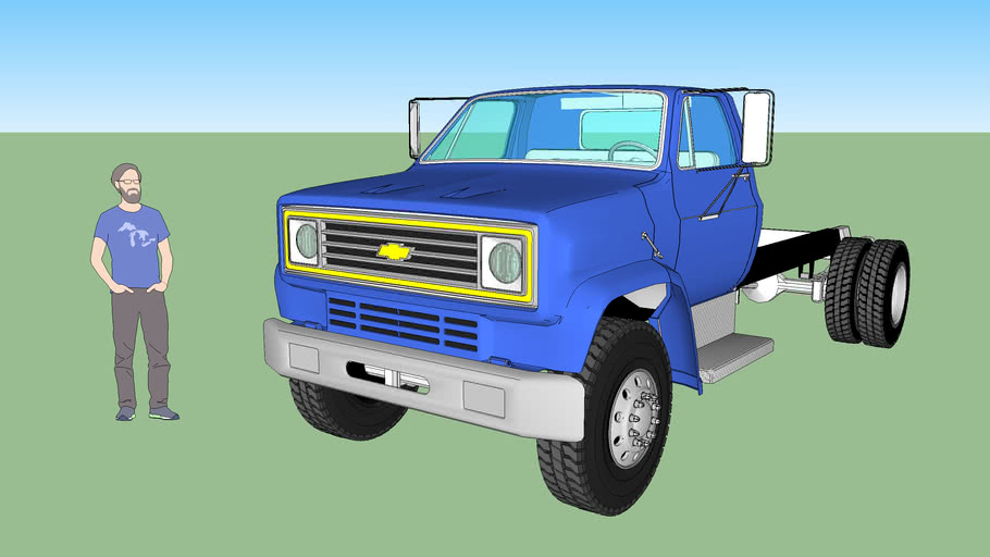1973 chevrolet c60 custom deluxe | 3D Warehouse