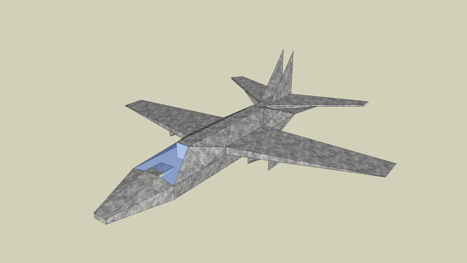 first ever plane i made | 3D Warehouse