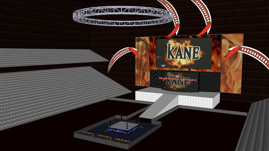 WWE Backlash 2008 stage | 3D Warehouse