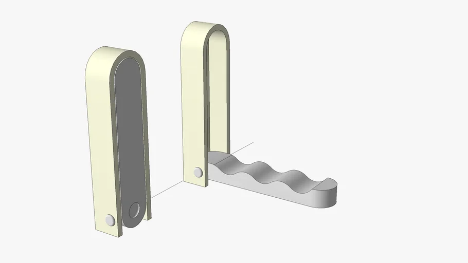 KLYKEY Folding Hook Ikea | 3D Warehouse