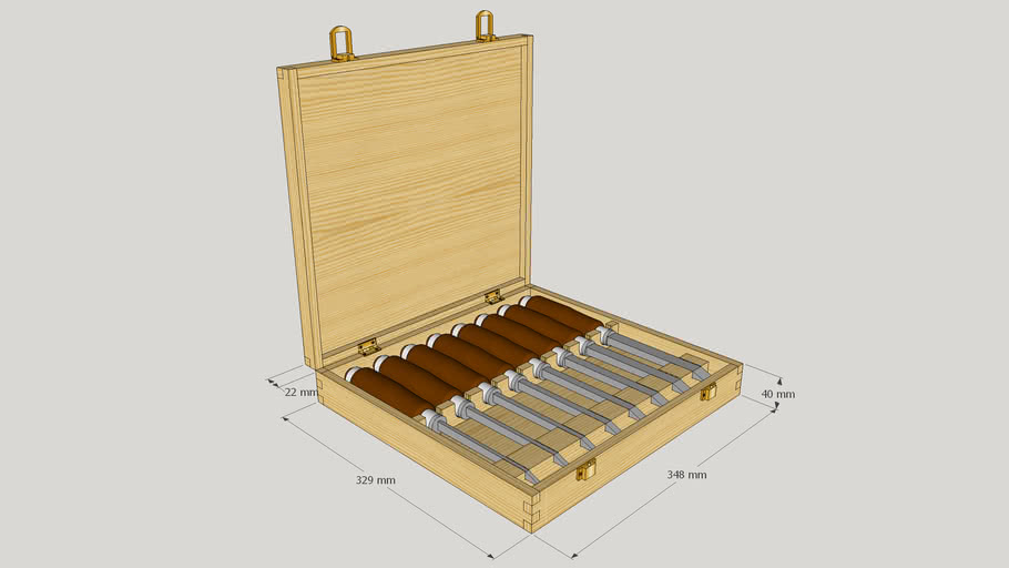 Narex Mortise Chisel Case | 3D Warehouse