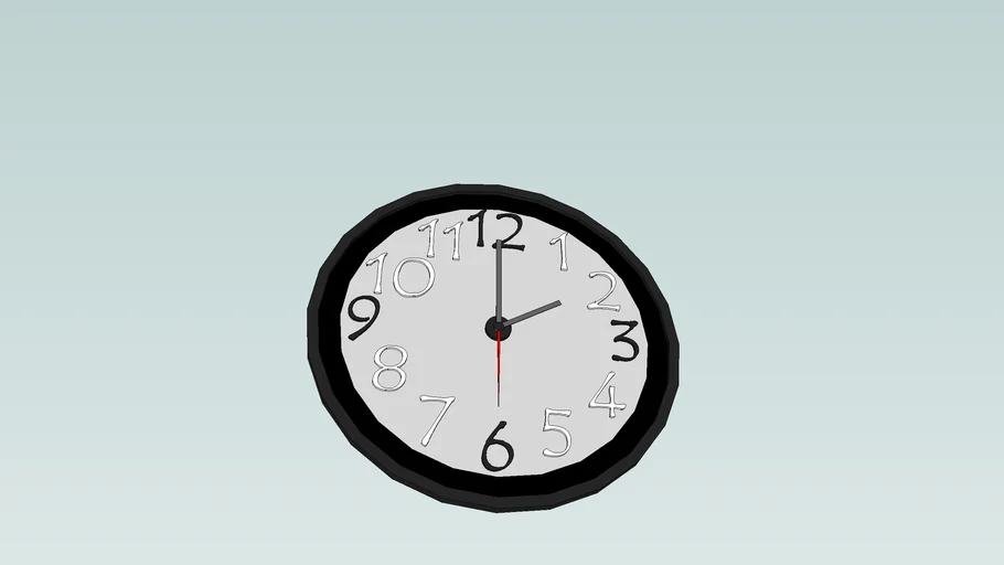 Simple Clock | 3D Warehouse