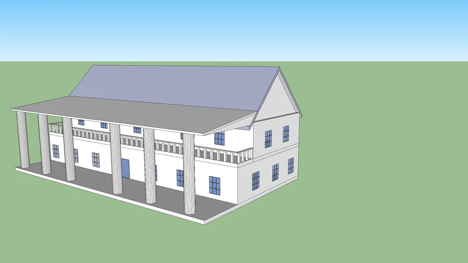 Colonial House | 3D Warehouse