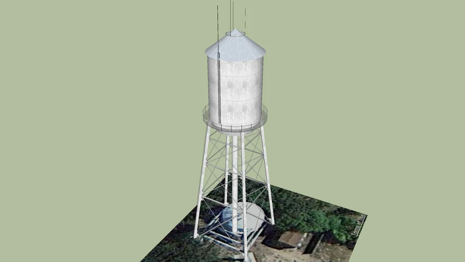4th Street Water Tower | 3D Warehouse