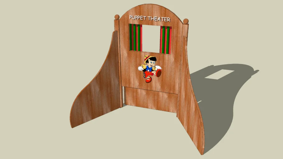 Preschool Puppet Theater | 3D Warehouse