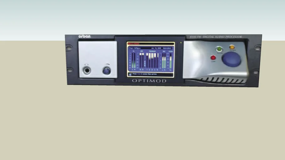 orban optimod 8500fm(very basic model) | 3D Warehouse