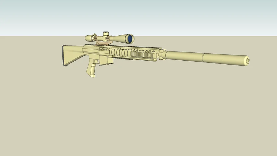 M110 SASS Sniper Rifle | 3D Warehouse