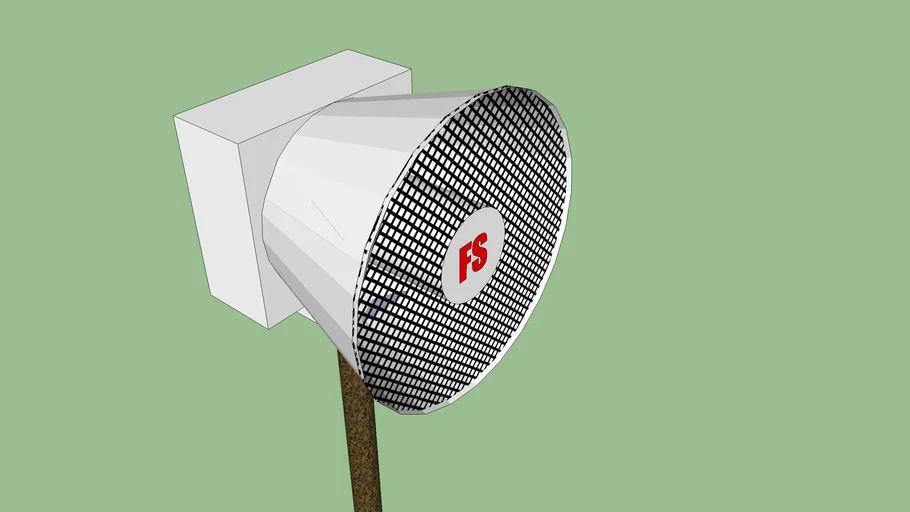 FS 2001-DC Tornado Siren | 3D Warehouse