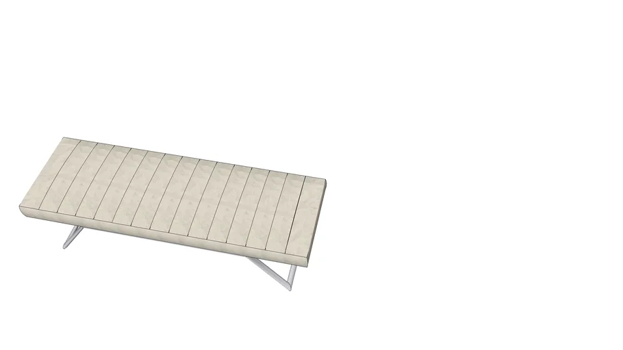 Recamier Feeling 1.40x0.45 | 3D Warehouse