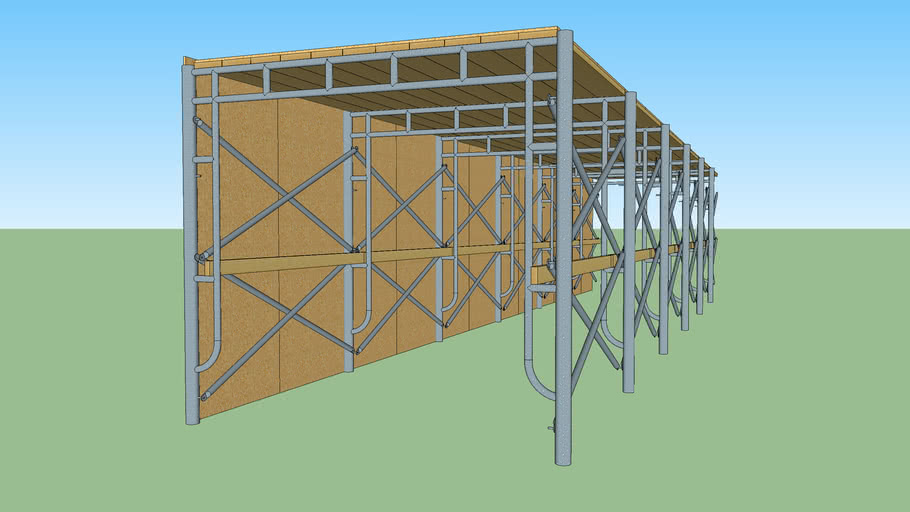 Protected Overhead Sidewalk | 3D Warehouse