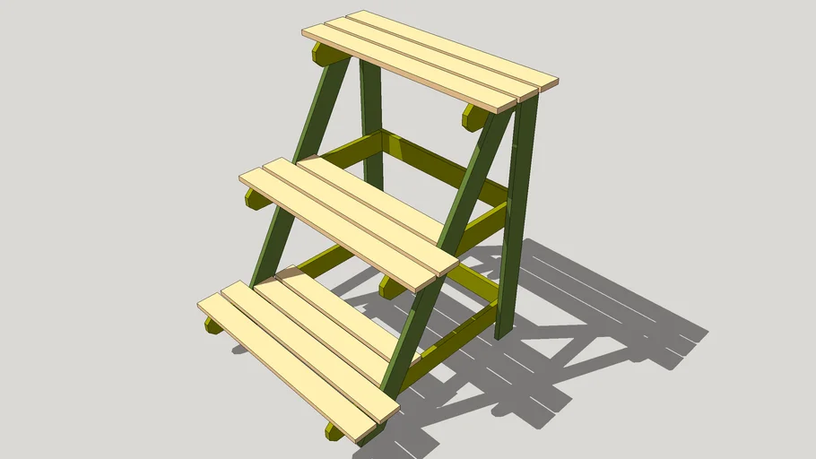 Outdoor Plant Stand | 3D Warehouse