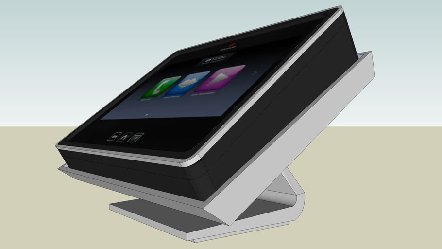 Polycom Touch Control Panel in Dock | 3D Warehouse