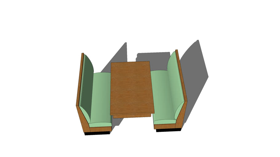 Restaurant Booth Seating | 3D Warehouse