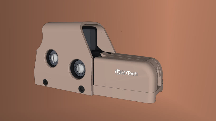 L-3 EOTech Holographic Weapons Sight – Model 553.A65 - Dark Earth | 3D ...