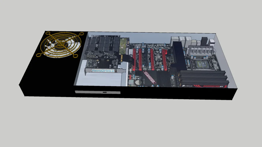 XBMC/Plex Media Server Home Theatre PC (HTPC) | 3D Warehouse