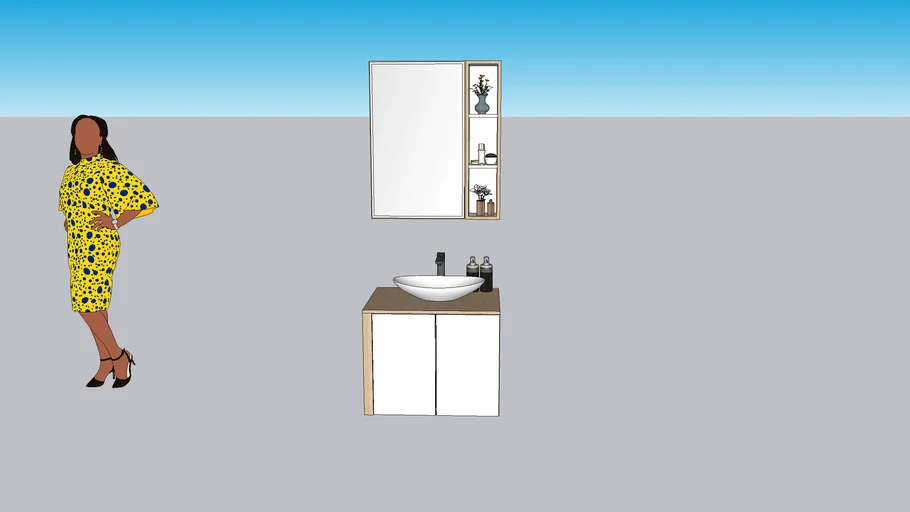 VANITY UNIT AND BASIN UNIT DESIGN | 3D Warehouse