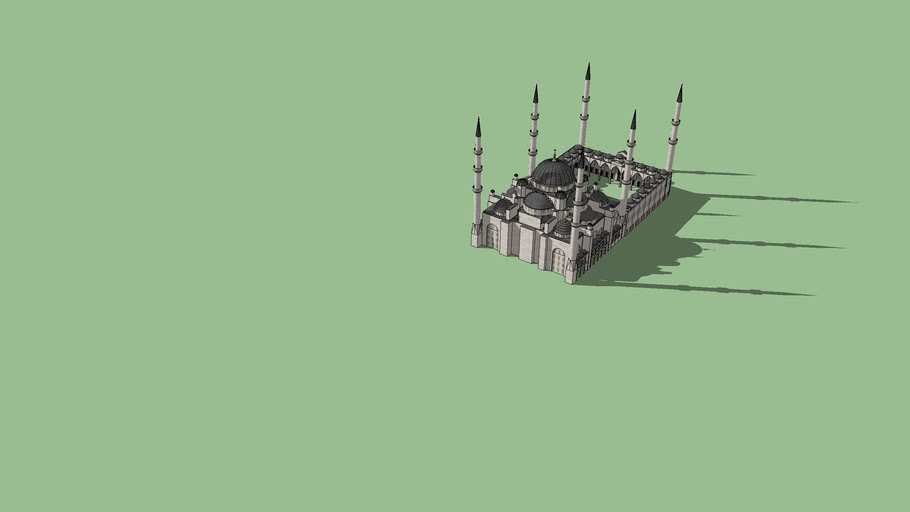 Blue Mosque Made by Bashir Osman | 3D Warehouse
