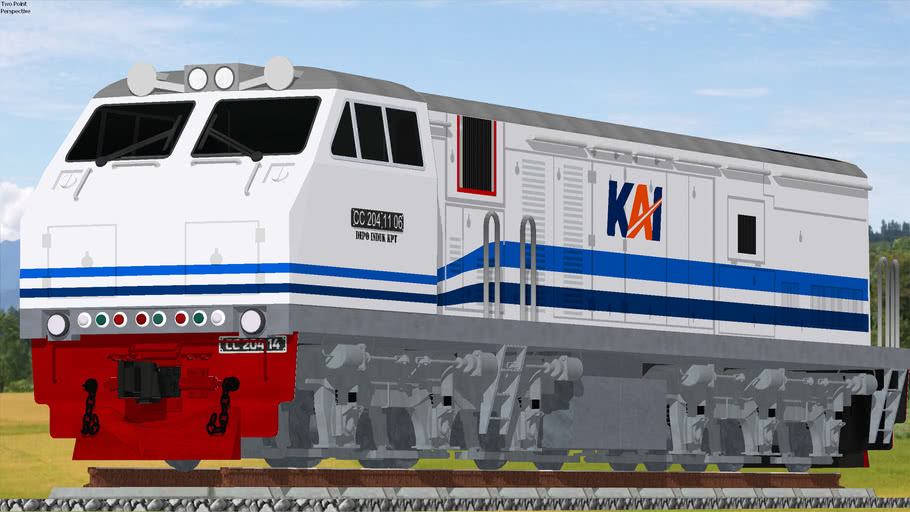 Lokomotif CC 204 Batch II (GE C20EMP) | 3D Warehouse