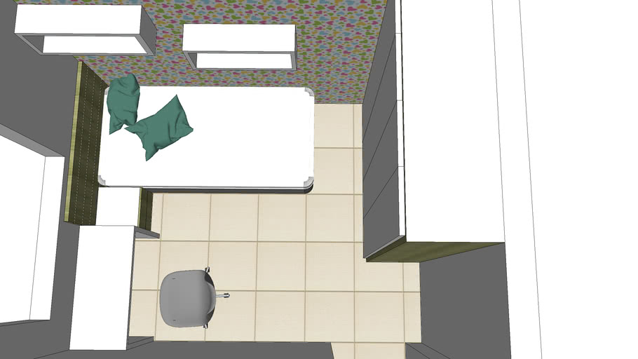 Quarto solteiro | 3D Warehouse