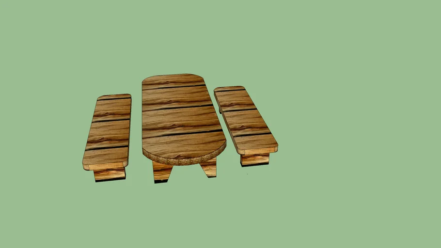 Meja makan jati ukir | 3D Warehouse