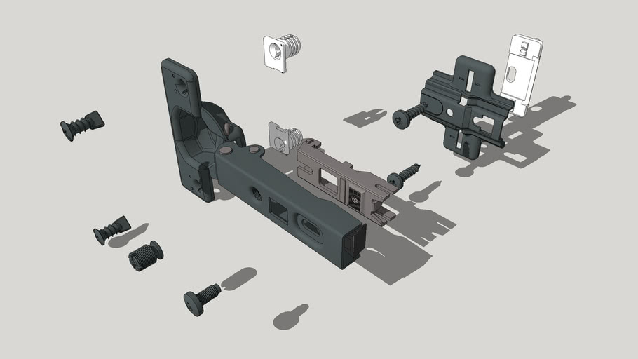 bisagra blum 110º | 3D Warehouse