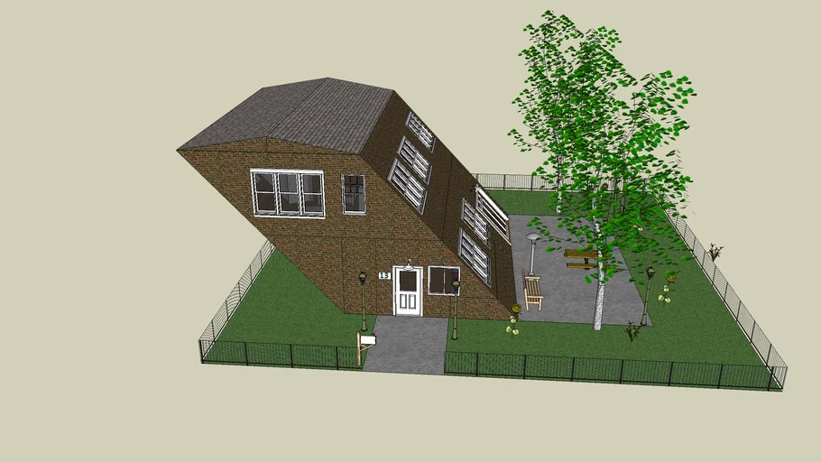 jordi kade schuin huis | 3D Warehouse