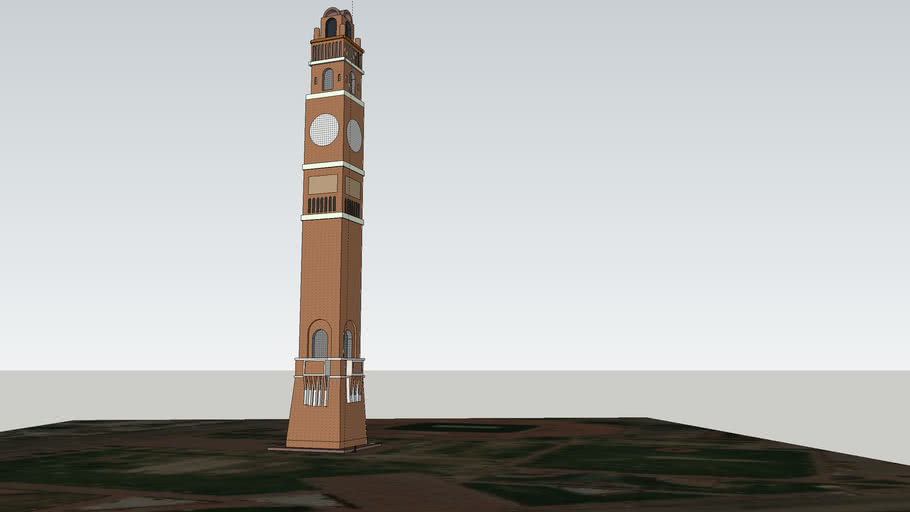 Lucknow Ghanta Ghar Model designed by Rajat Warang | 3D Warehouse