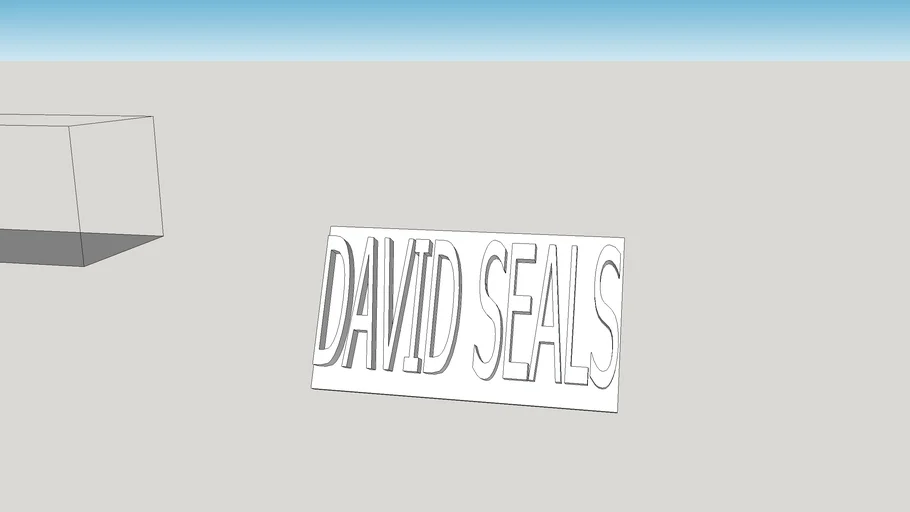 7-5_name tag_David | 3D Warehouse