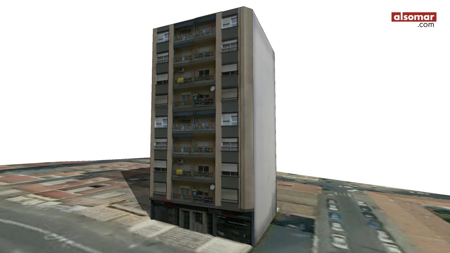 Edificio en Pesset Aleixandre, Torrefiel | 3D Warehouse