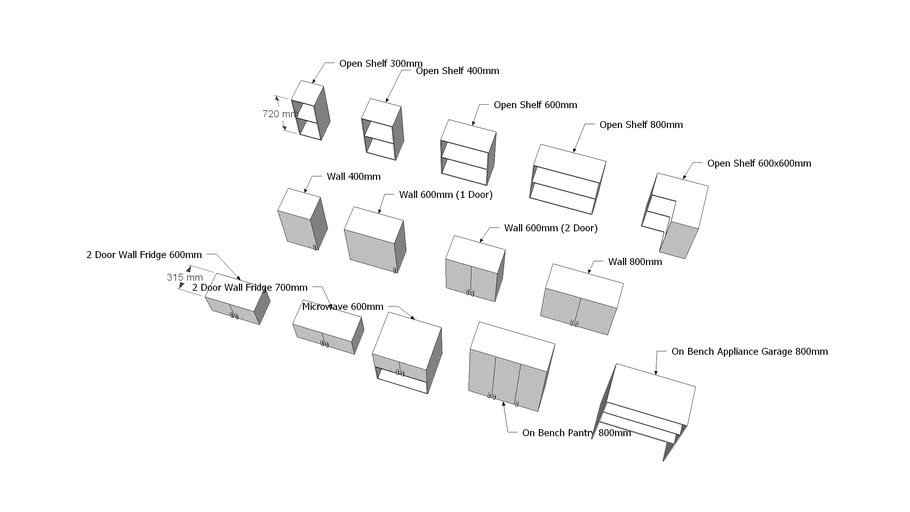 Placemakers Kitchen Cabinets 4 | 3D Warehouse