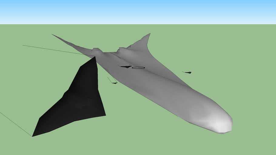 Arkbird , UCAVs (x-45 vogel, Raven uav) ace combat 5 | 3D Warehouse