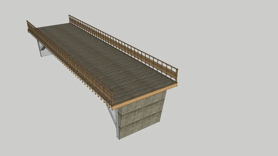 walkpath bridge version 1 | 3D Warehouse