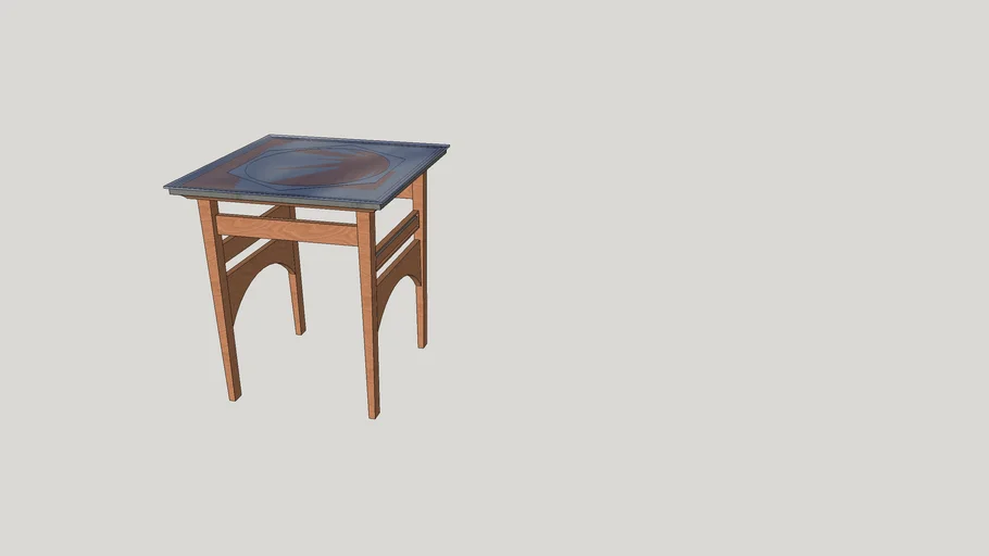 Glass Side Table | 3D Warehouse