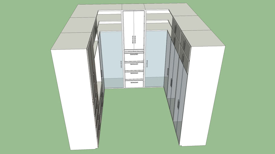 Almari Pakaian | 3D Warehouse