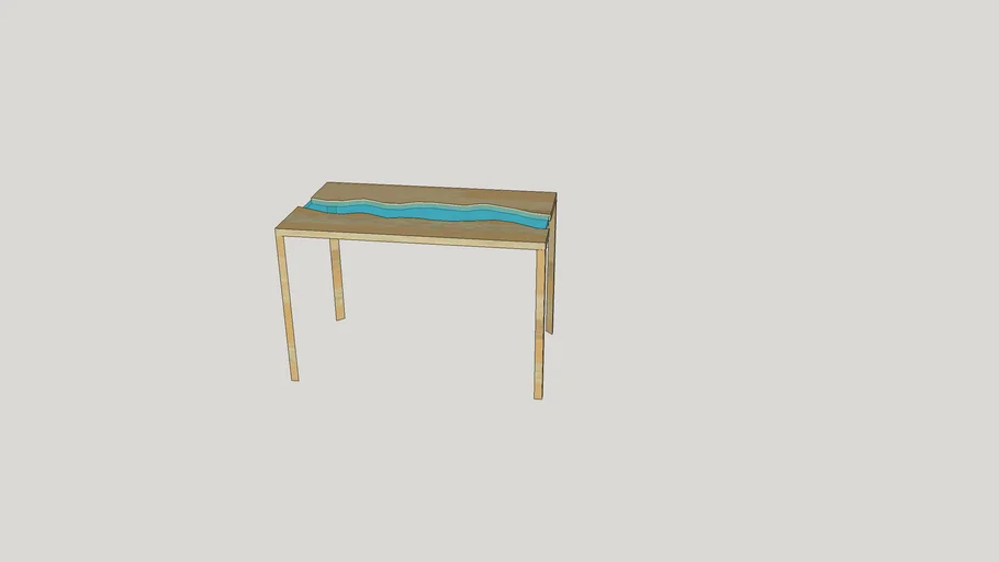 Glass Water Table | 3D Warehouse