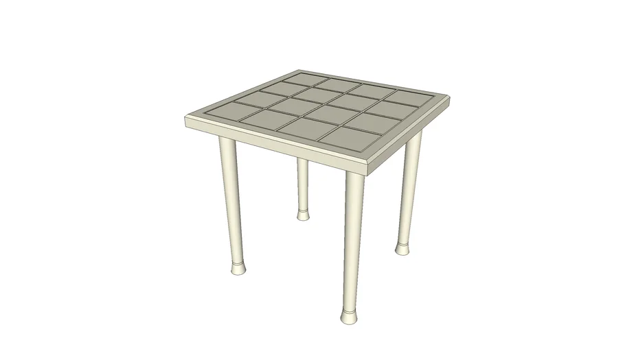 Plastic table | 3D Warehouse