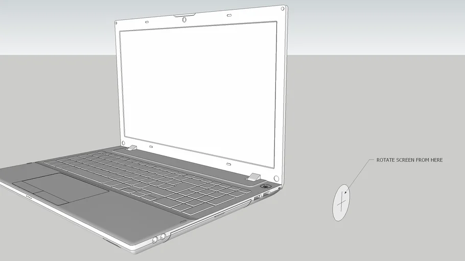 Samsung Laptop NP350V5C - No Material | 3D Warehouse
