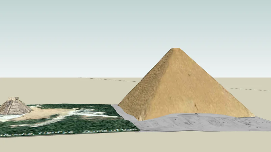 Chichen Itza meets Giza | 3D Warehouse