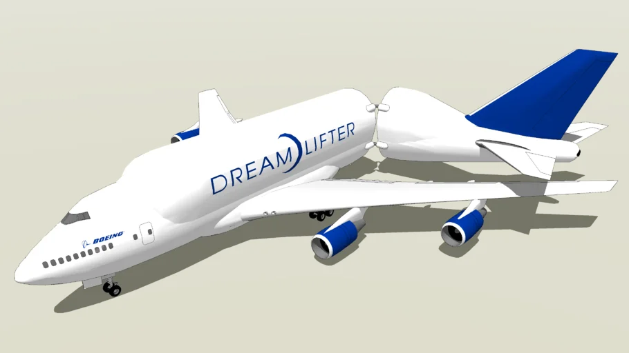 Boeing Large Cargo Freighter (LCF) - Dreamlifter | 3D Warehouse
