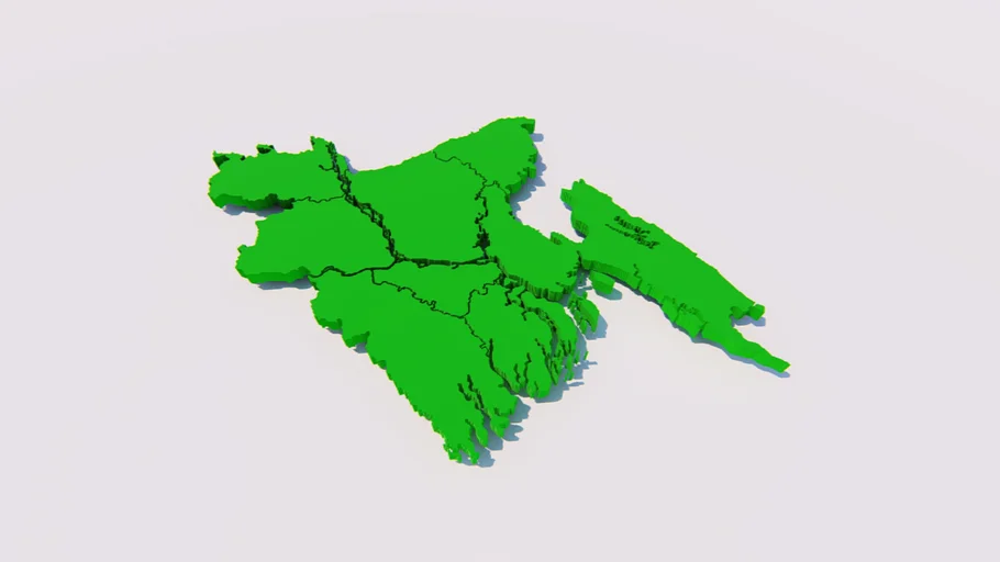 Bangladesh Map | 3D Warehouse