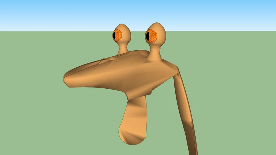 Jar jar Binks' head | 3D Warehouse